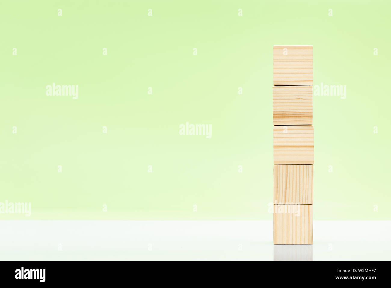 Cube shape wooden block stacked hi-res stock photography and images - Alamy