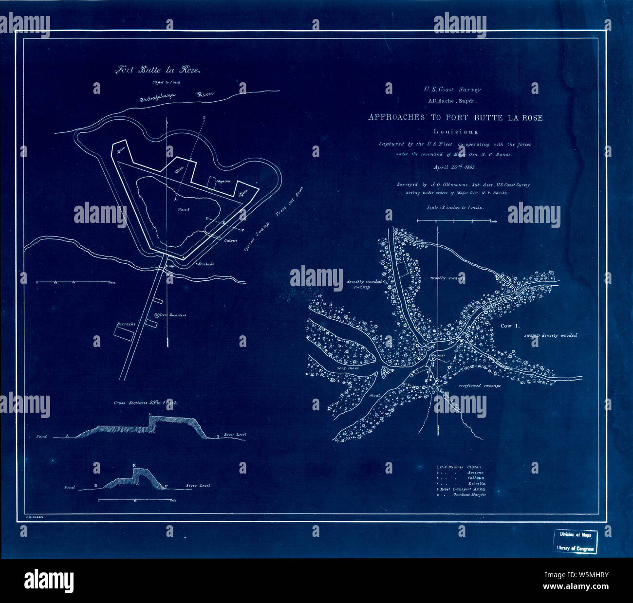 Historical louisiana maps hi-res stock photography and images - Alamy