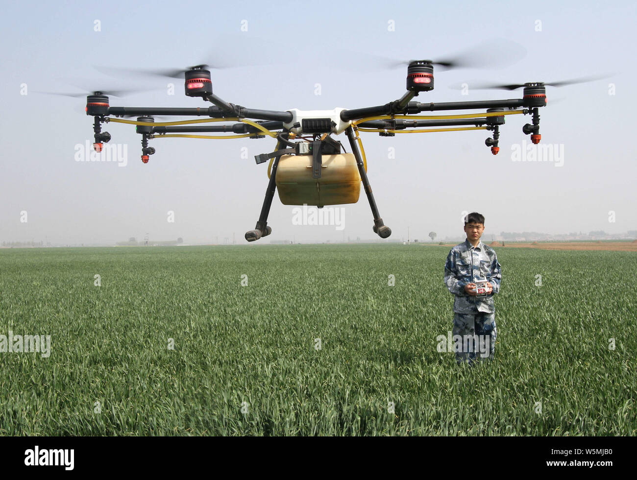 --FILE--An unmanned aerial vehicle (UAV), or drone, is remote ...