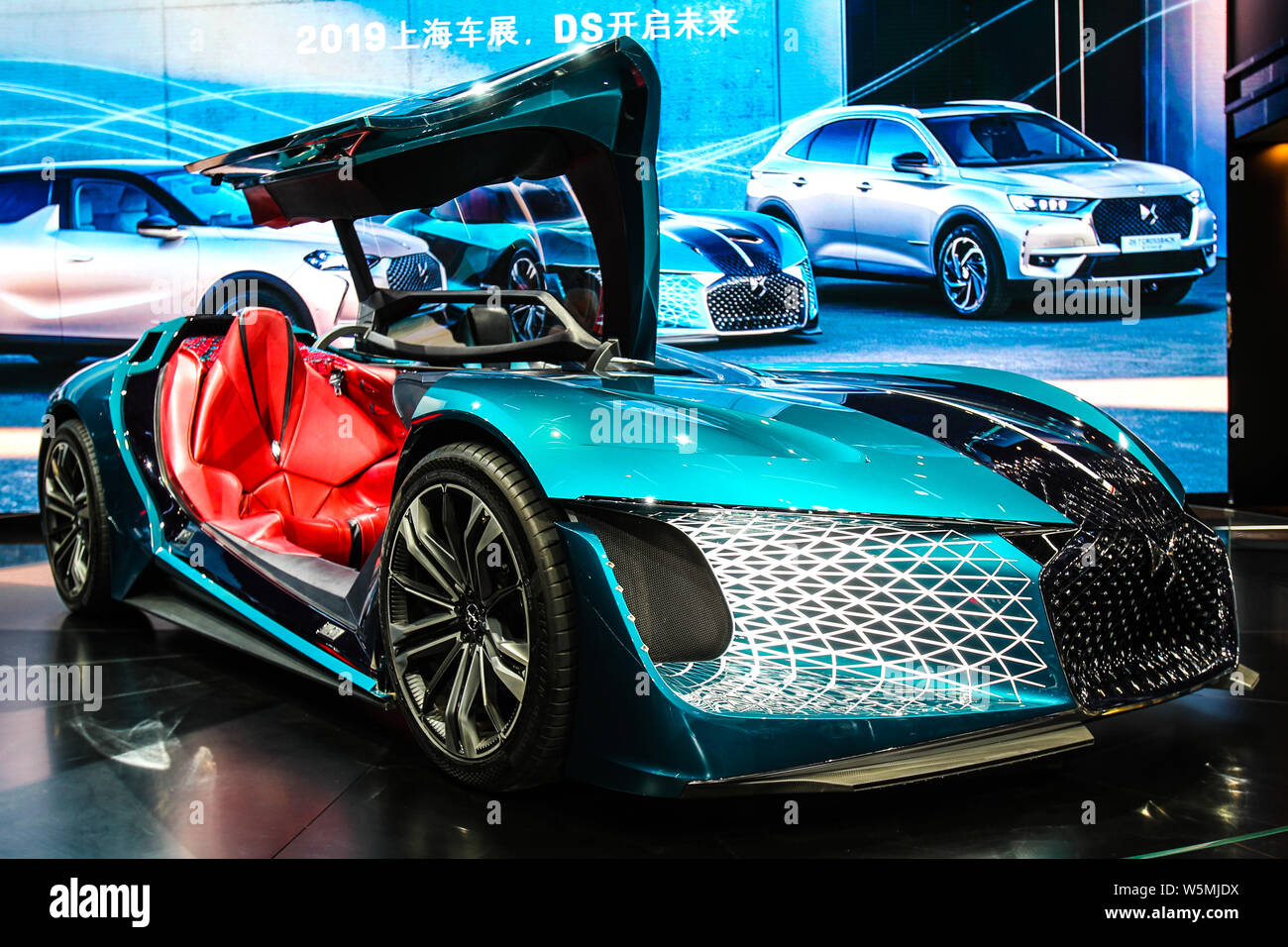 The DS X E-Tense concept is on display during the 18th Shanghai ...