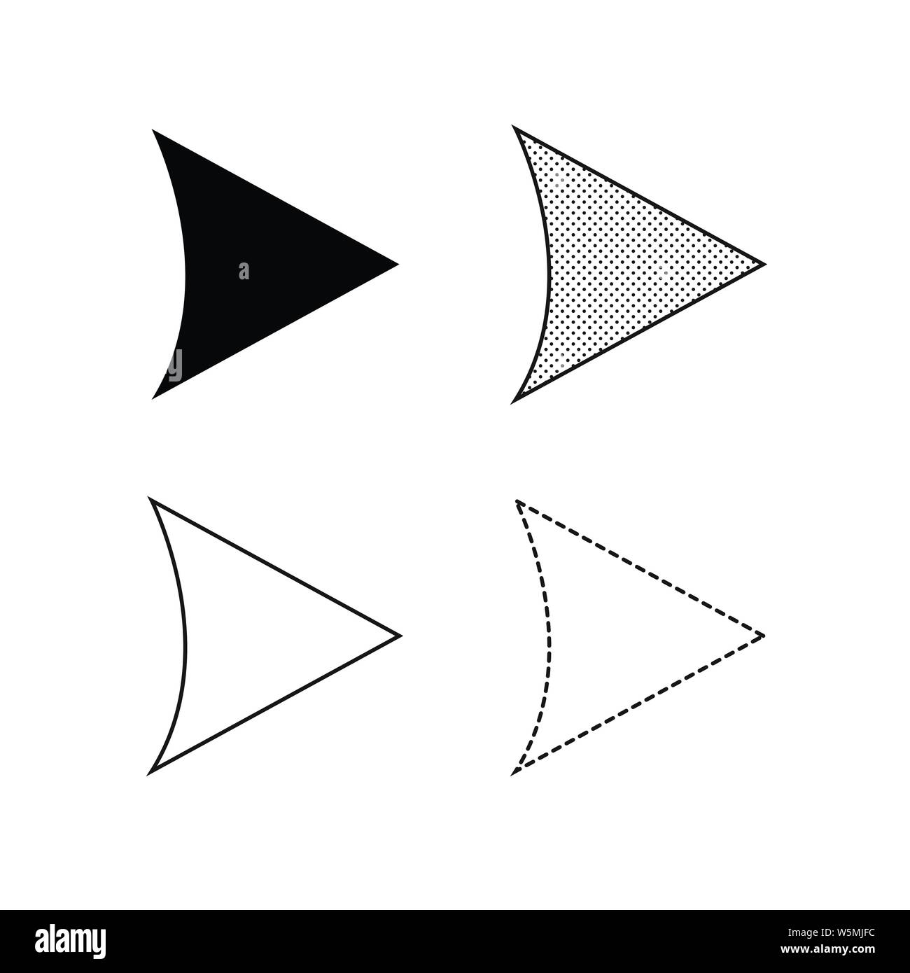 Vector arrow icon illustration Stock Vector Image & Art - Alamy