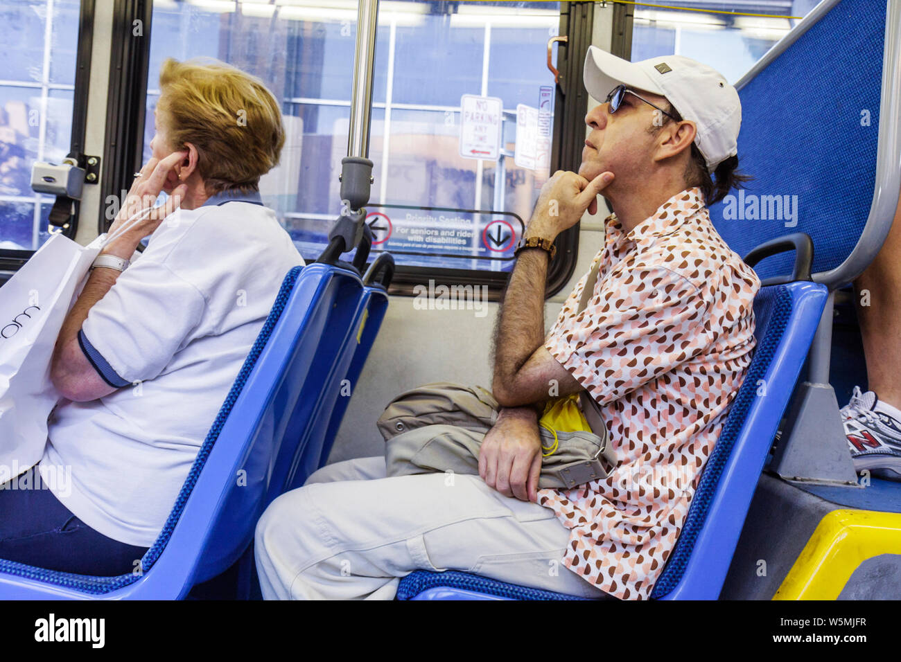 Miami dade metrobus bus public transportation mass transit hi-res stock ...