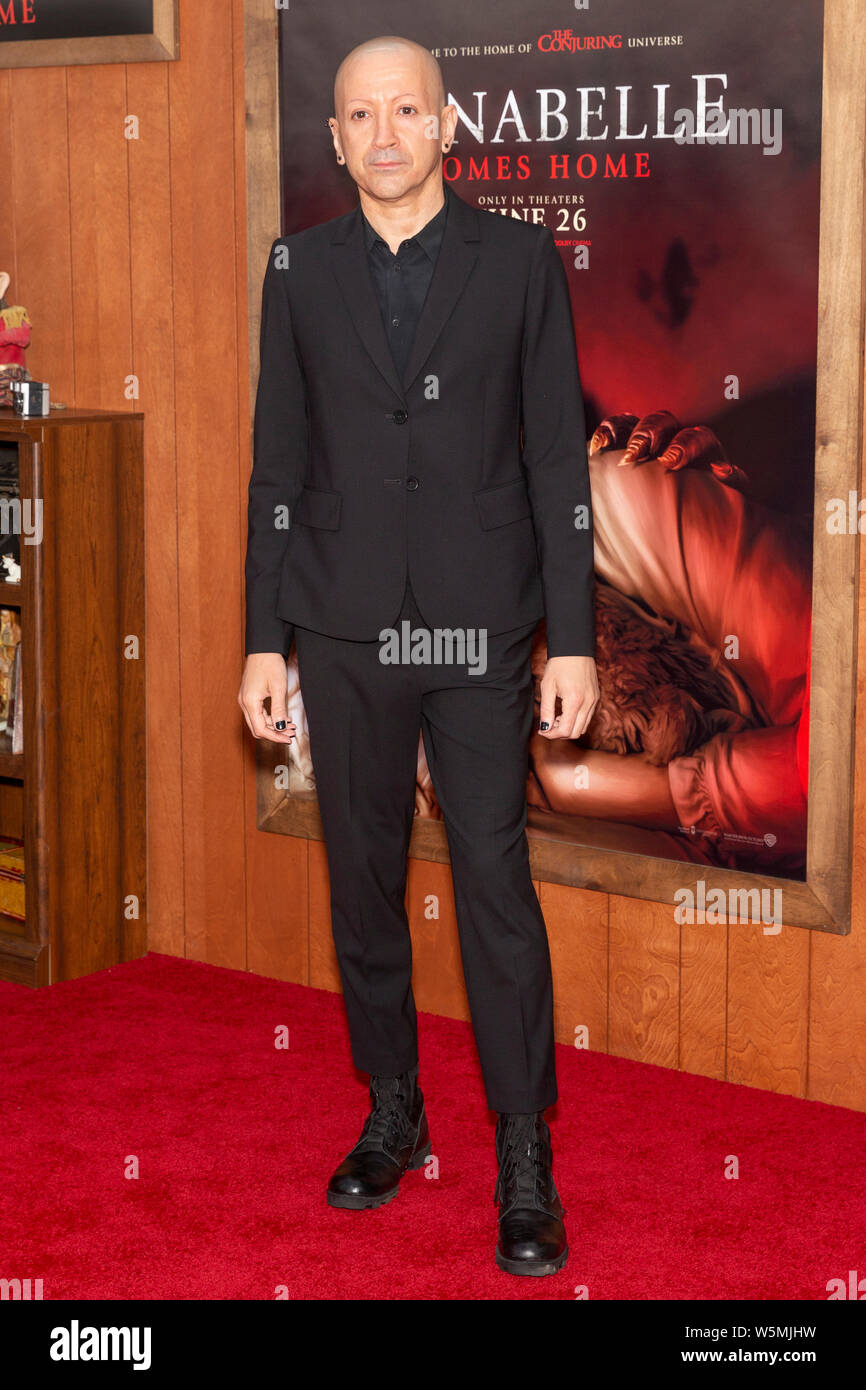 Westwood, CA - July 20, 2019: Joseph Bishara attends premiere thriller ...
