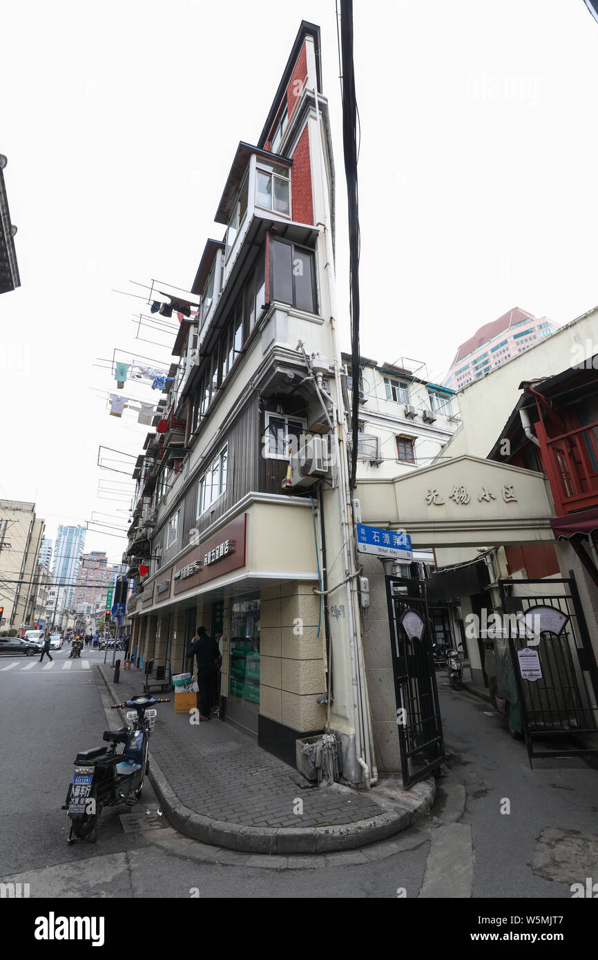Interior view of the "thinnest" building with unique design of the ...