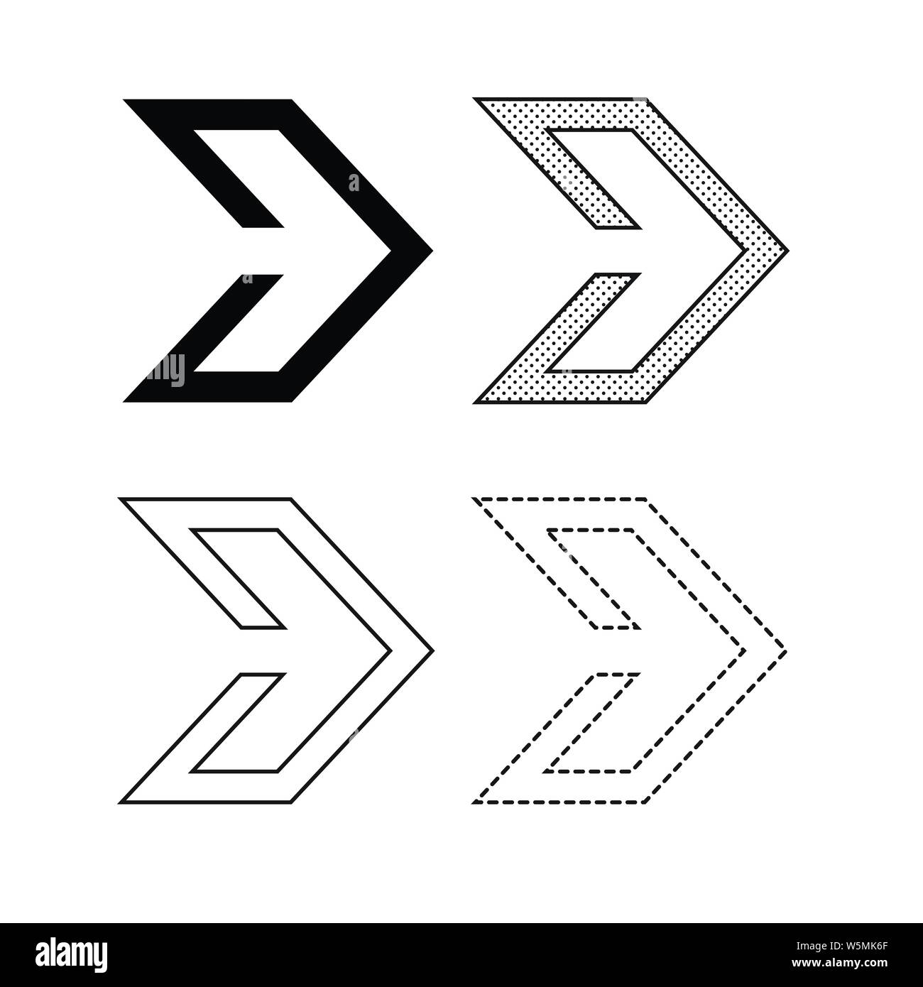 Vector arrow icon illustration Stock Vector Image & Art - Alamy