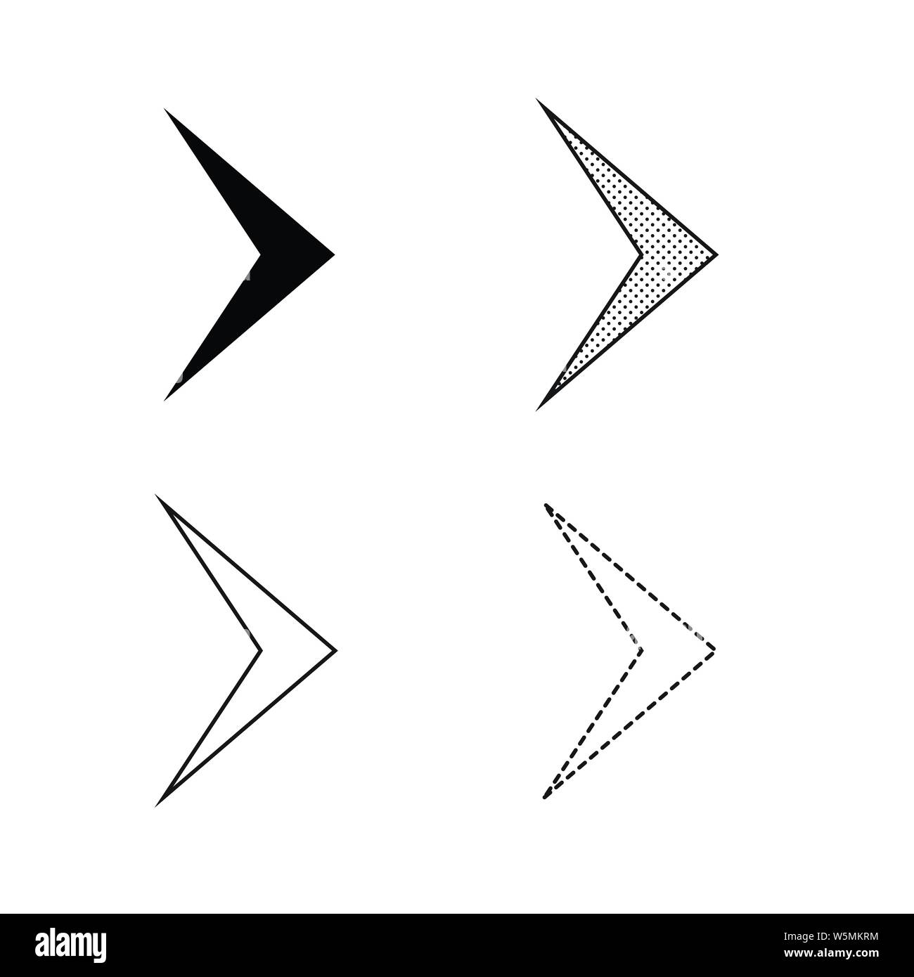 Arrow Icon vector Stock Vector Image & Art - Alamy
