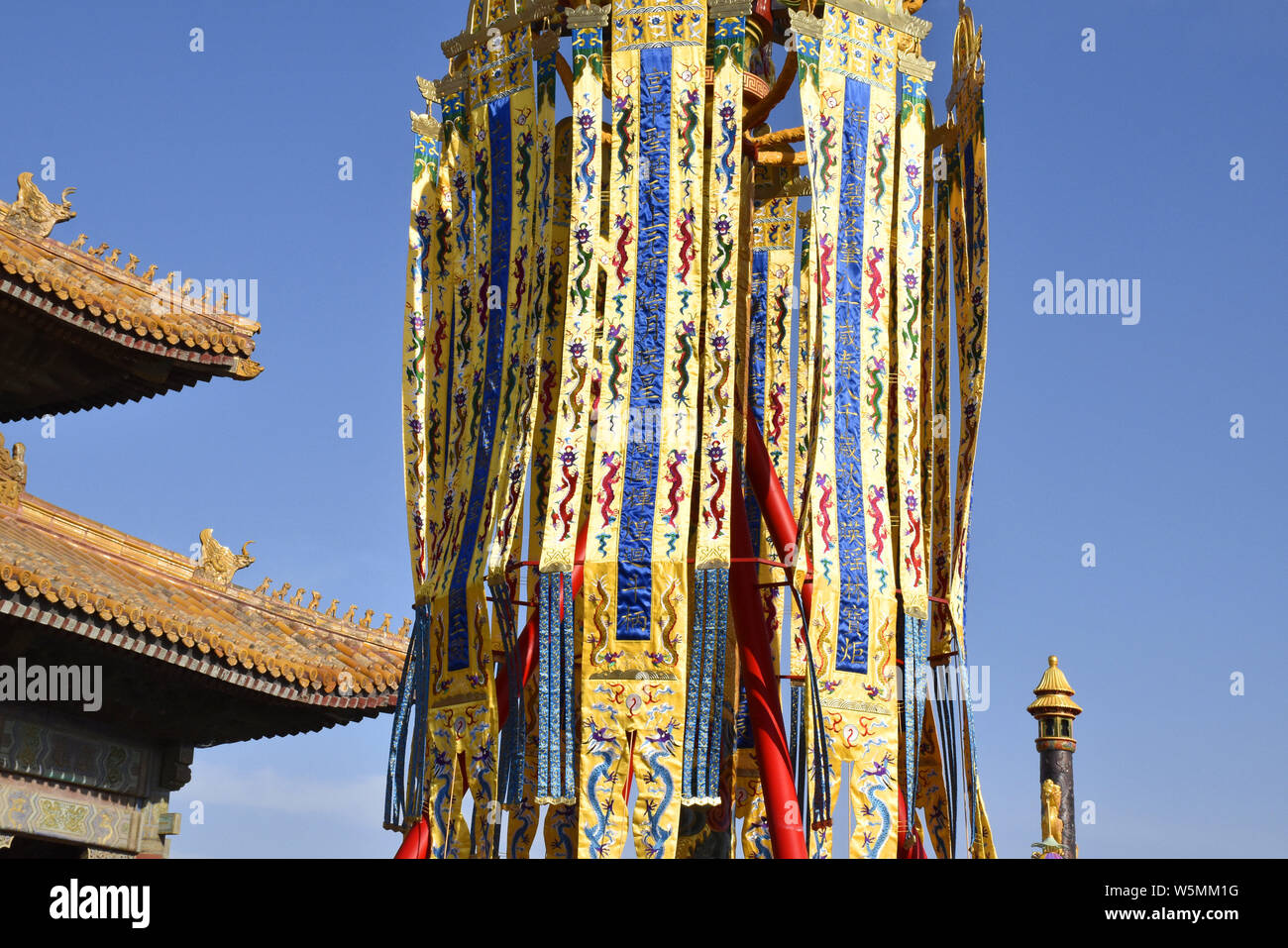--FILE--The Longevity Lanterns (wanshou deng) are displayed at the ...