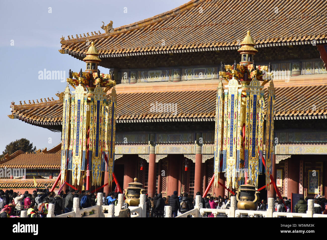 --FILE--The Longevity Lanterns (wanshou deng) are displayed at the ...