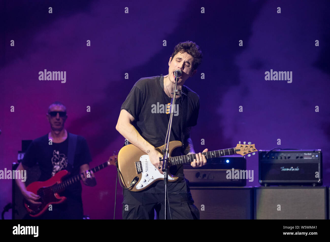 American singer-songwriter John Mayer performs during the "An Evening ...