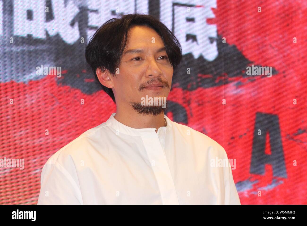 Taiwanese actor Chang Chen attends a road show for new movie "Savages ...