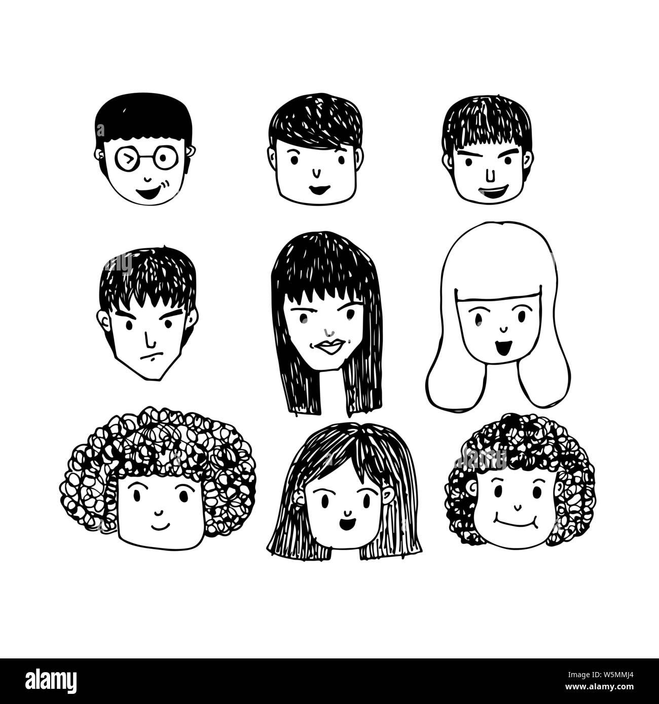 People face cartoon icon Stock Vector Image & Art - Alamy