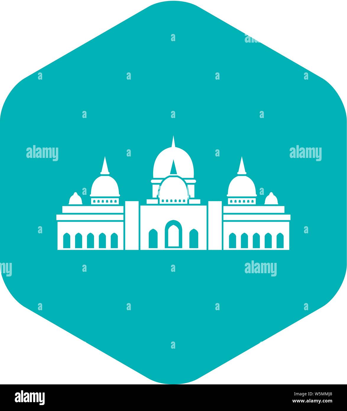 Sheikh Zayed Grand Mosque, UAE icon Stock Vector Image & Art - Alamy