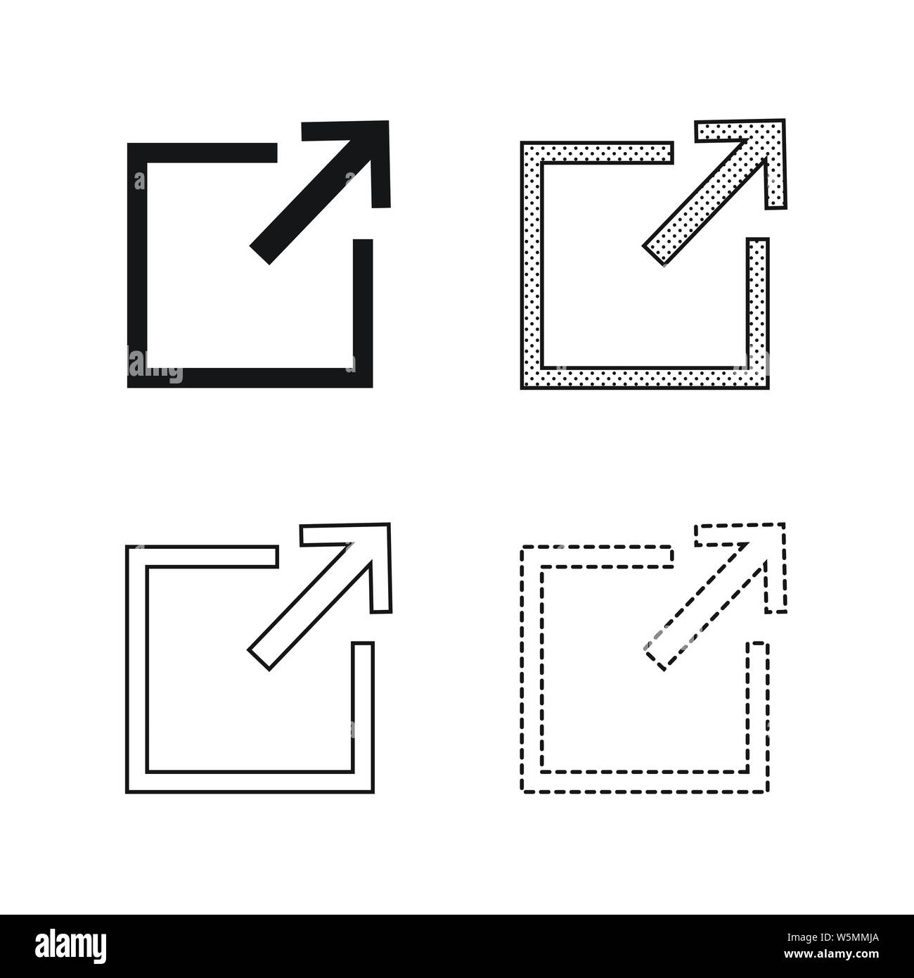 Arrow Icon vector Stock Vector Image & Art - Alamy