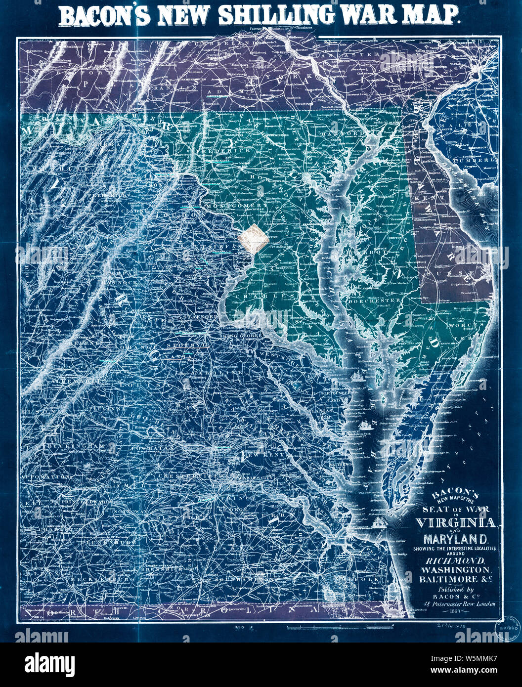 Bacons map hi-res stock photography and images - Alamy