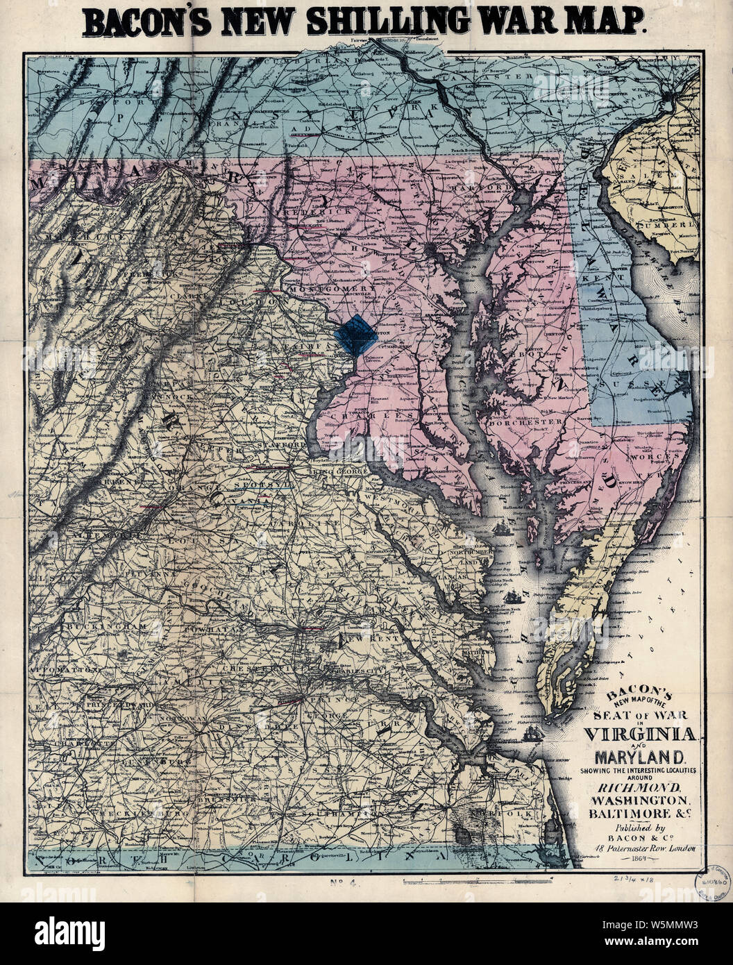 Bacons map hi-res stock photography and images - Alamy