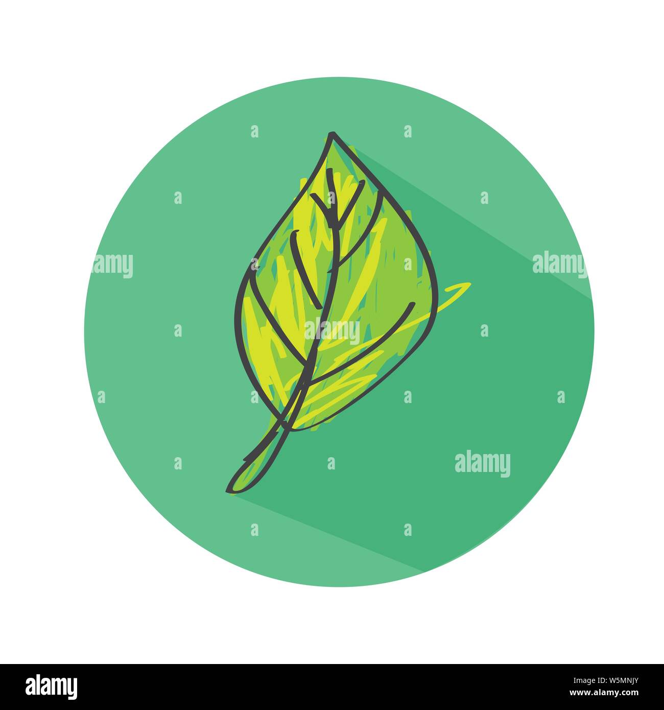 leaf icon Vector illustration Stock Vector Image & Art - Alamy