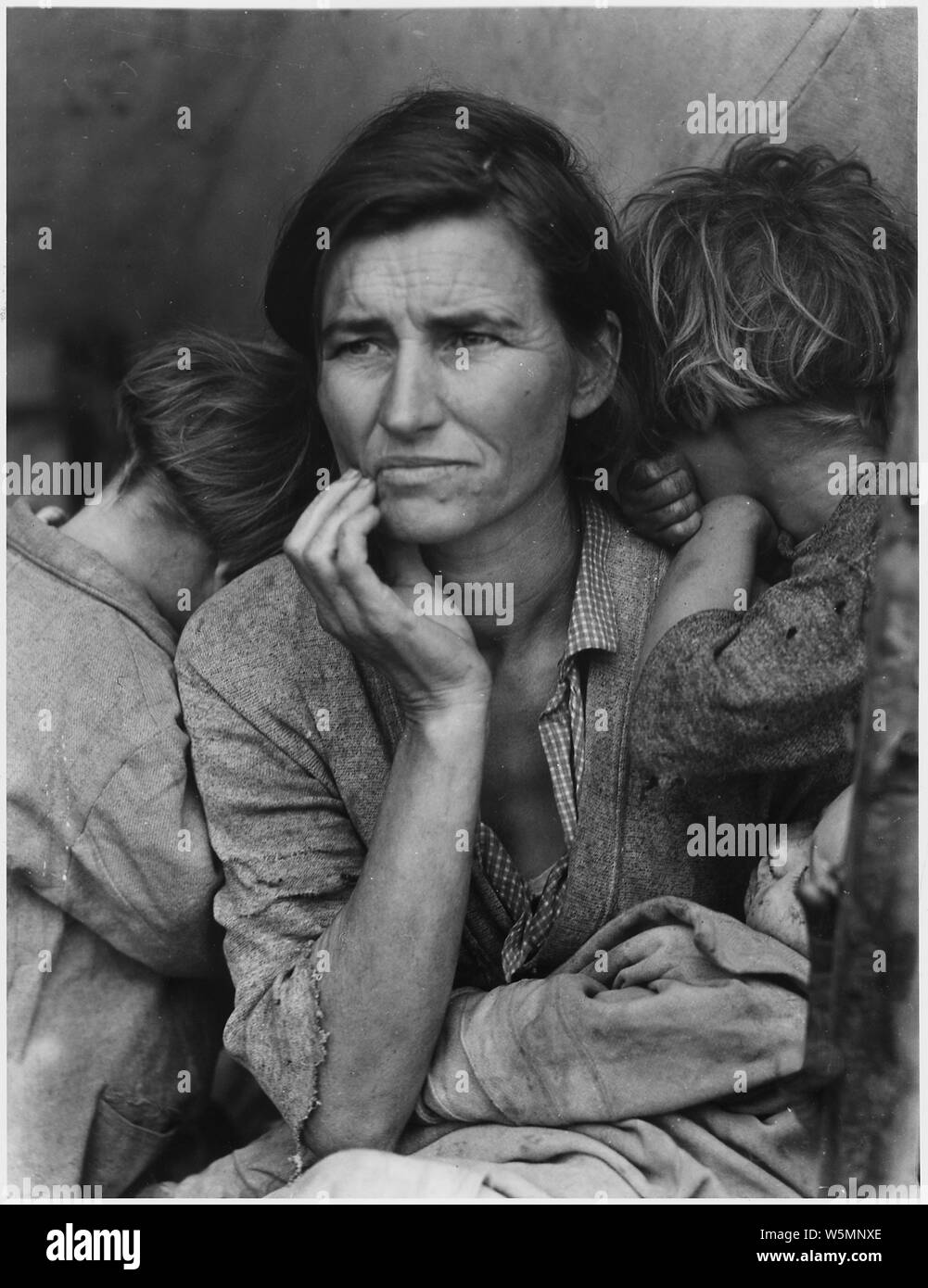 English: Farm Security Administration: Destitute pea pickers in ...