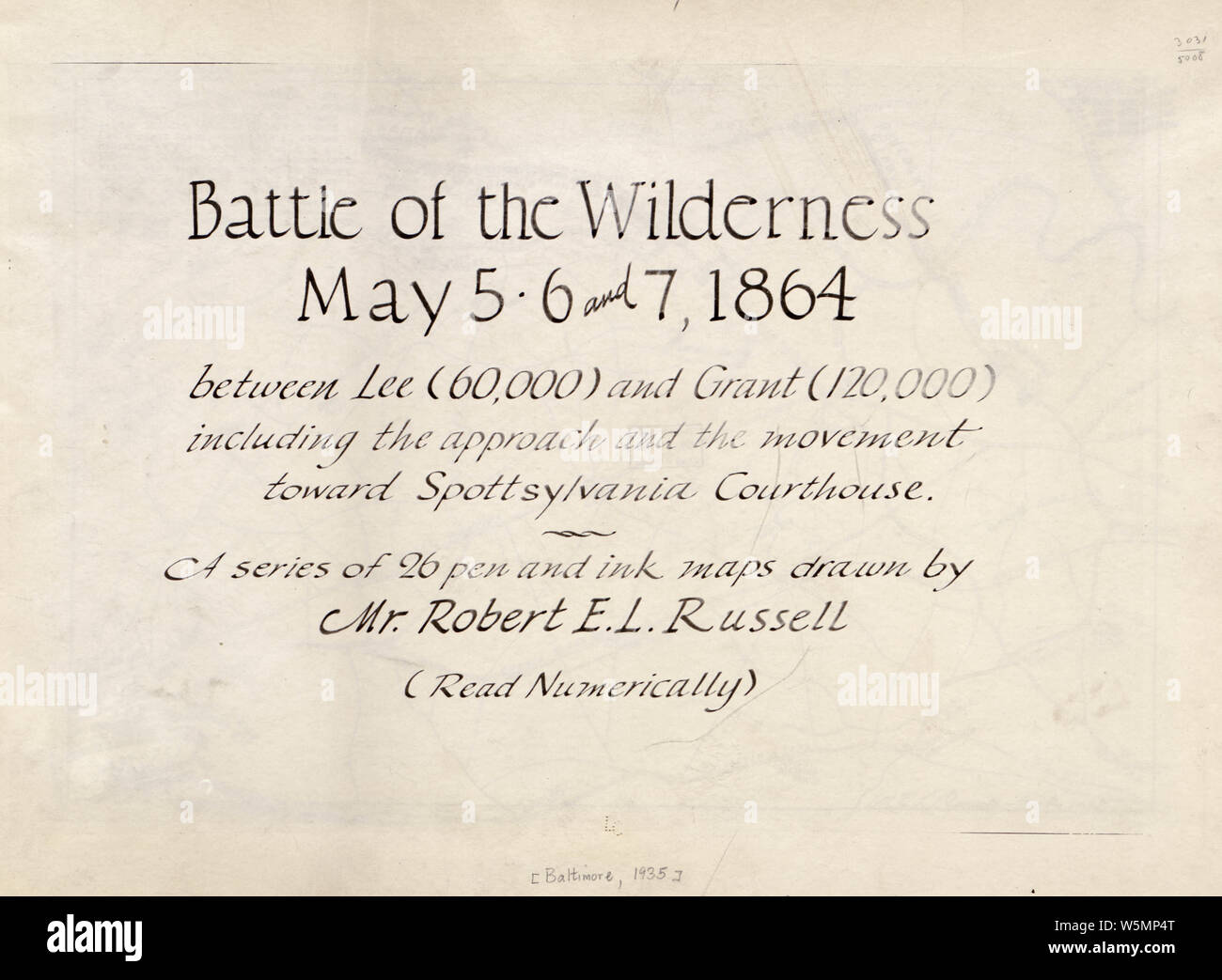 Civil War Maps 0151 Battle of the Wilderness May 5 - 6 and 7 1864 ...
