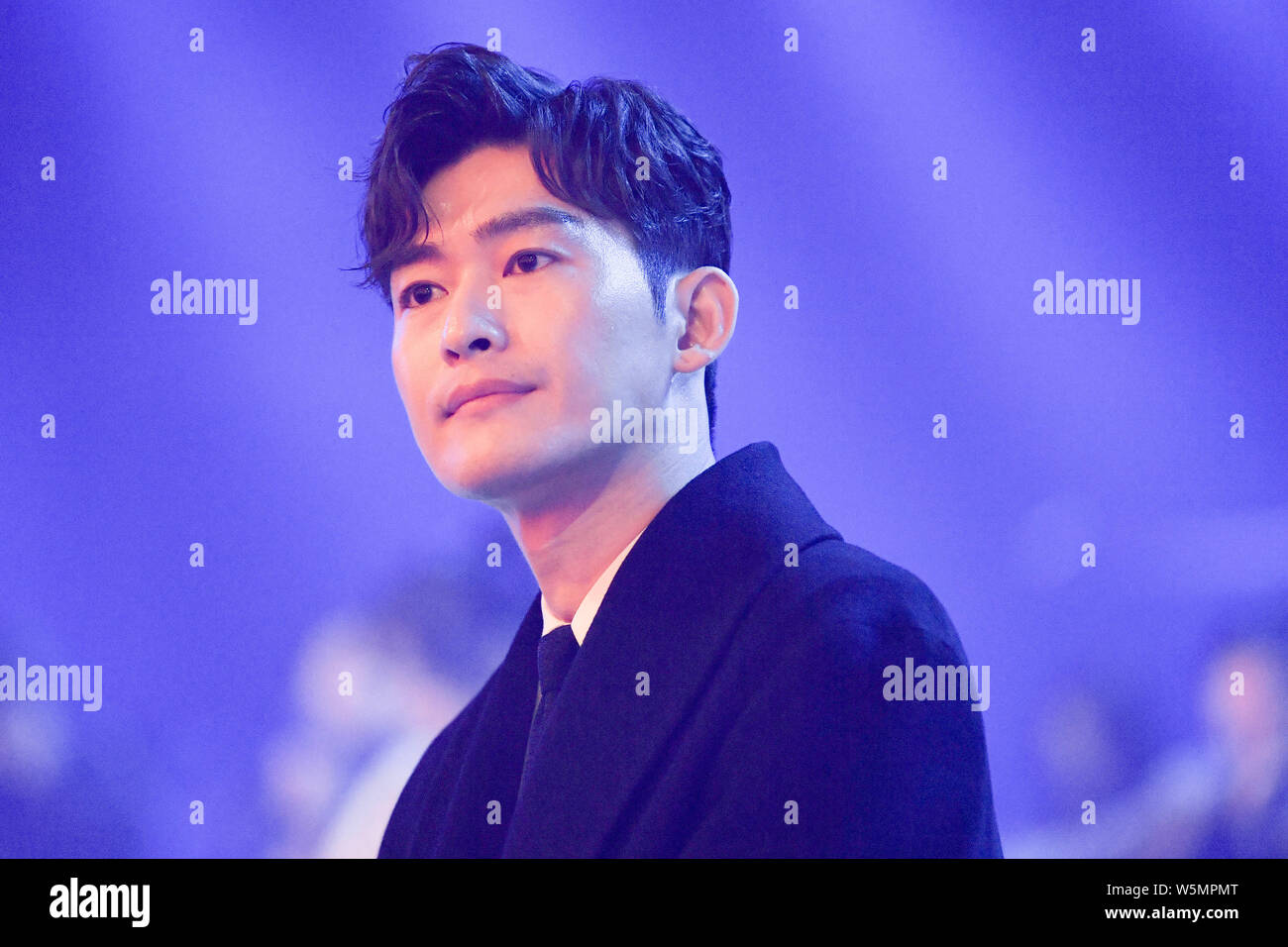 --FILE--Chinese actor Zhang Han attends an awards ceremony in Beijing ...