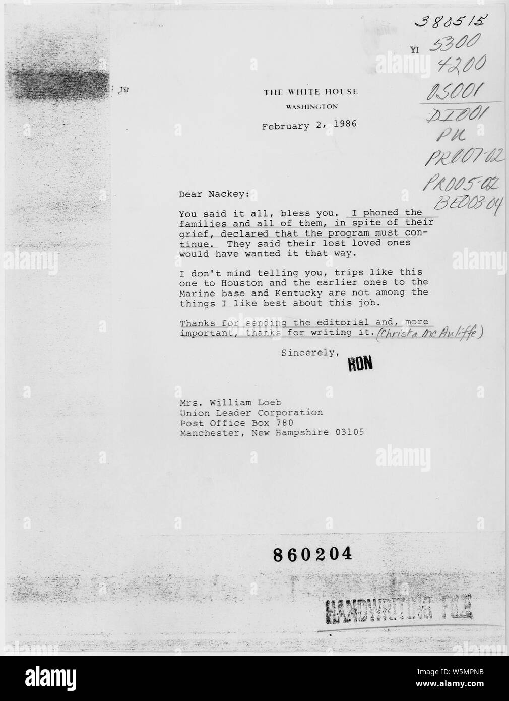 Space shuttle challenger Black and White Stock Photos & Images - Alamy