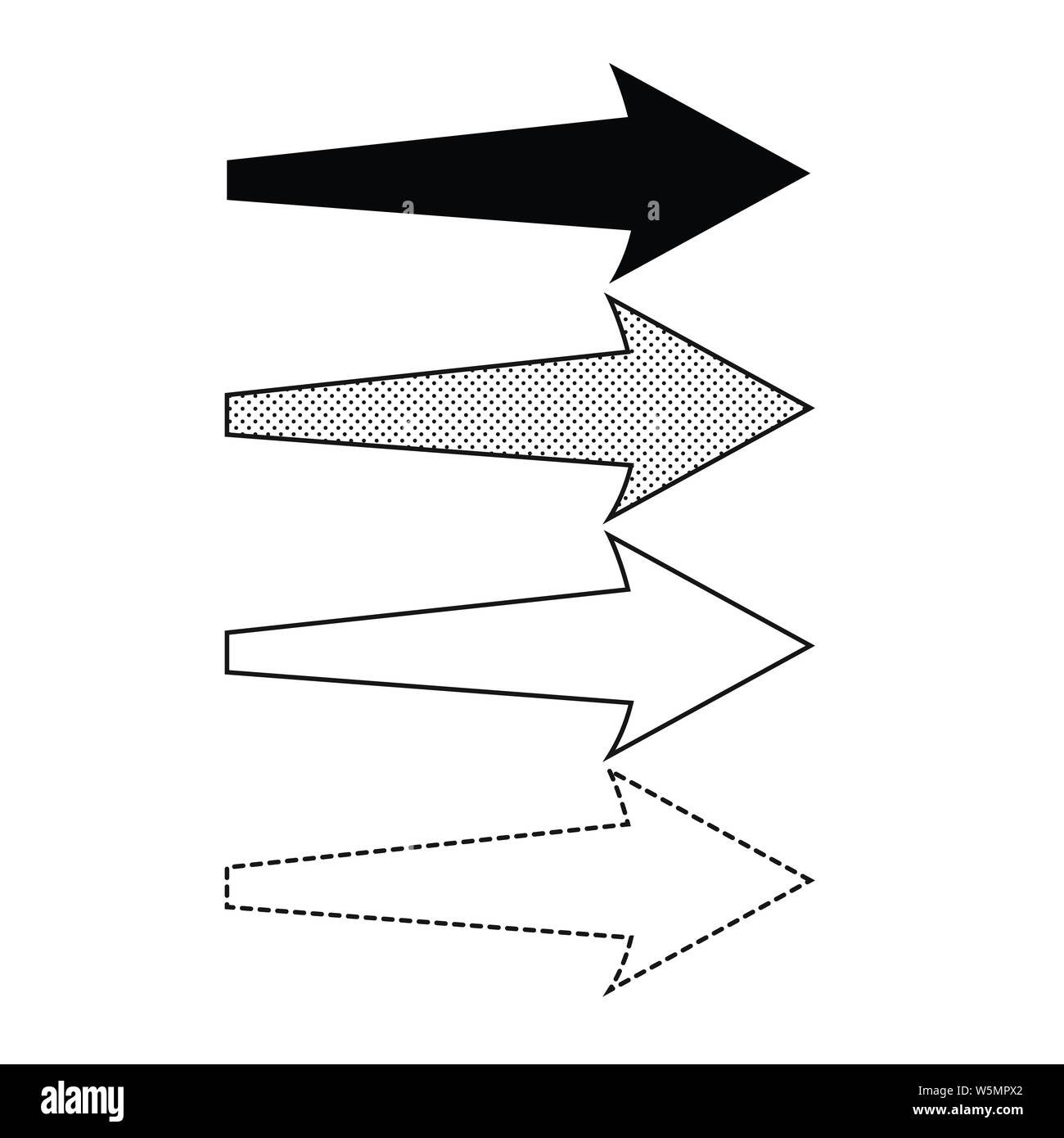 Vector arrow icon illustration Stock Vector Image & Art - Alamy