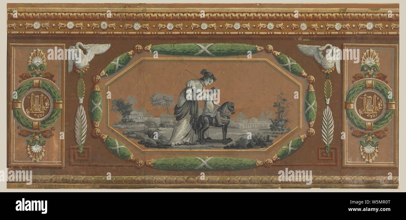 Dado Or Frieze (France), 1800–1825 Stock Photo - Alamy