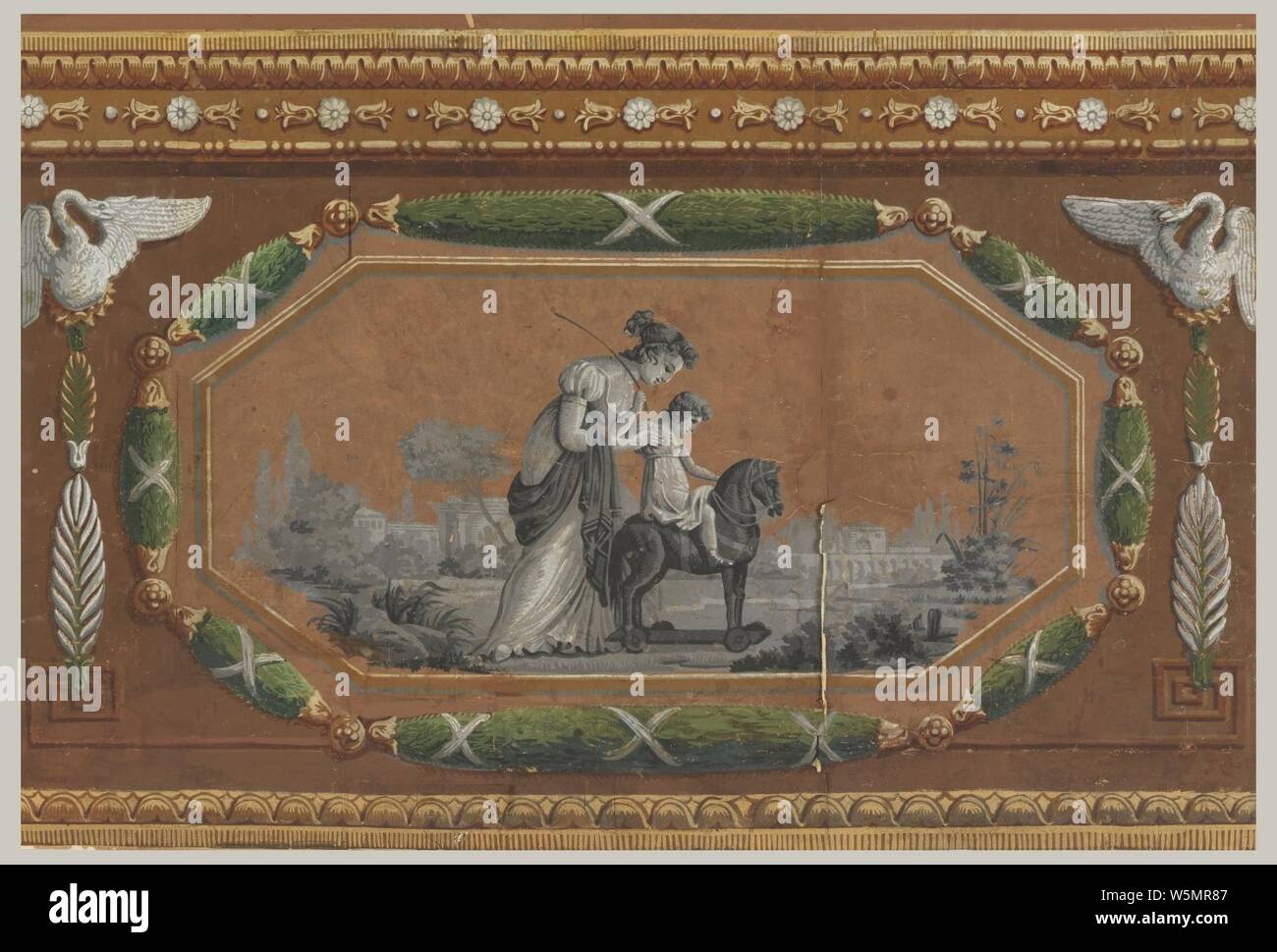 Dado Or Frieze (France), 1800–1825 Stock Photo - Alamy