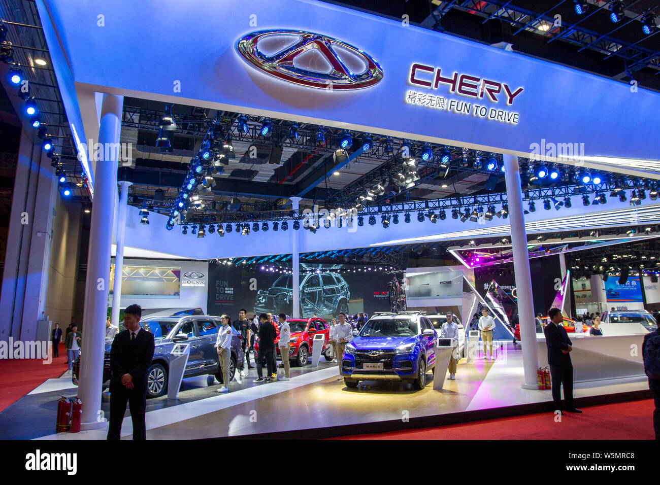 --FILE--View of the stand of Chery during the 18th Shanghai ...
