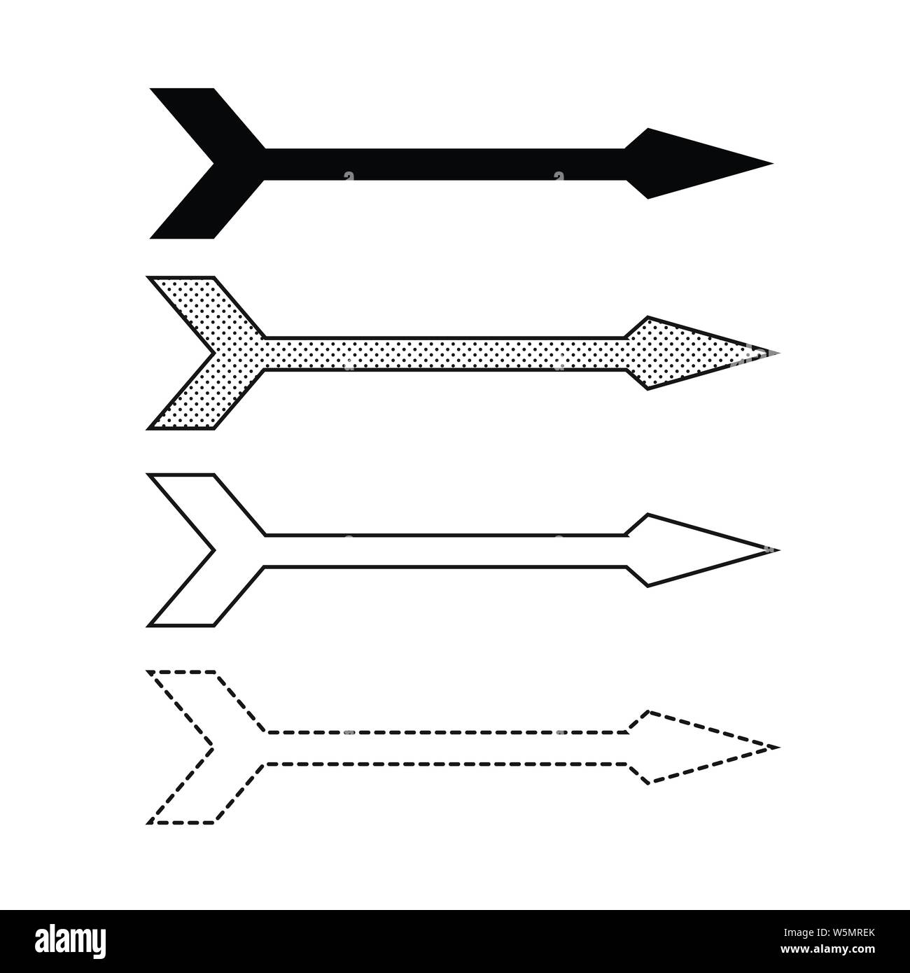 Vector Arrow Icon Illustration Stock Vector Image And Art Alamy