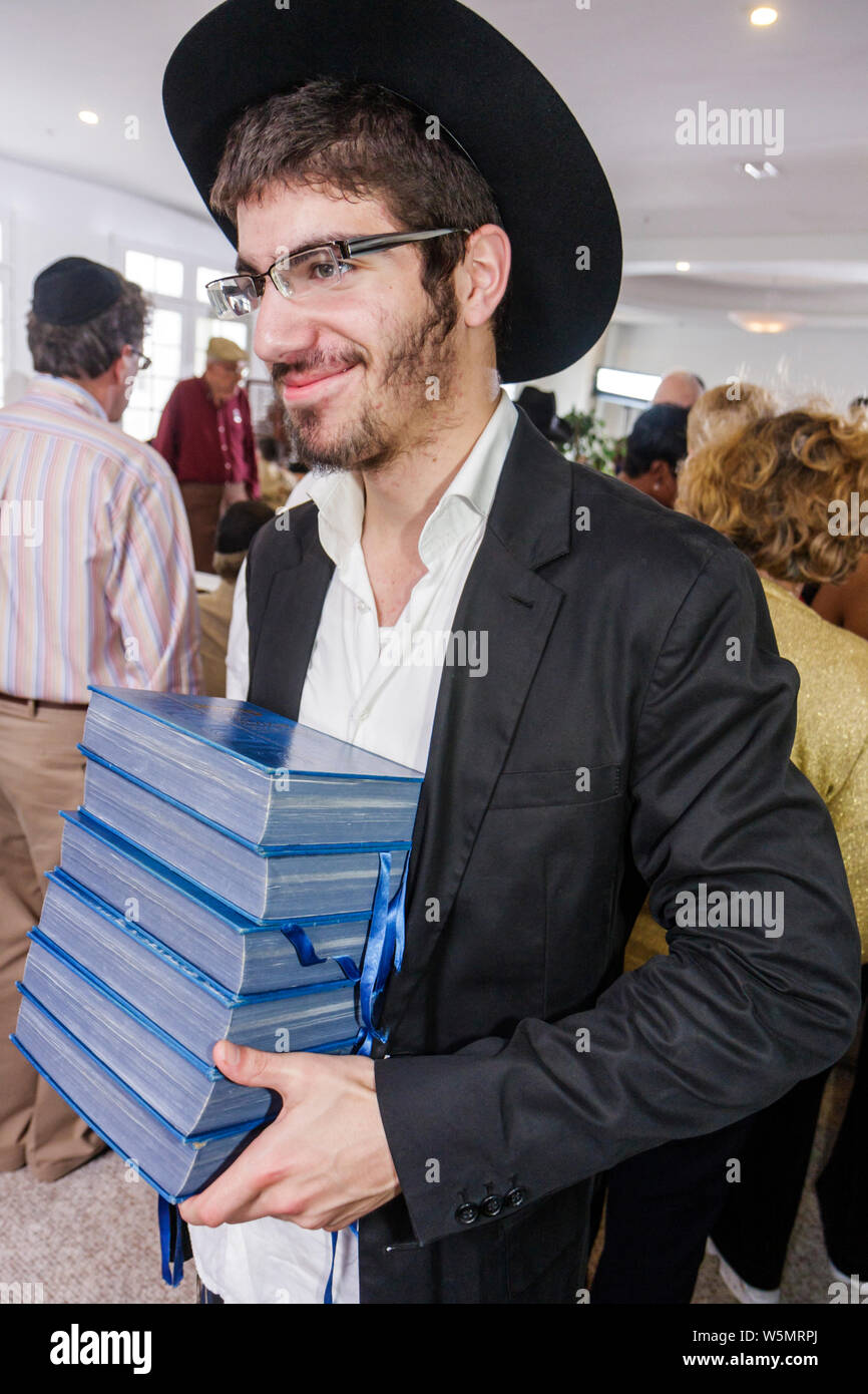Miami Beach Florida,ceremony,completion,new Sefer Torah,rabbi,rebbe ...