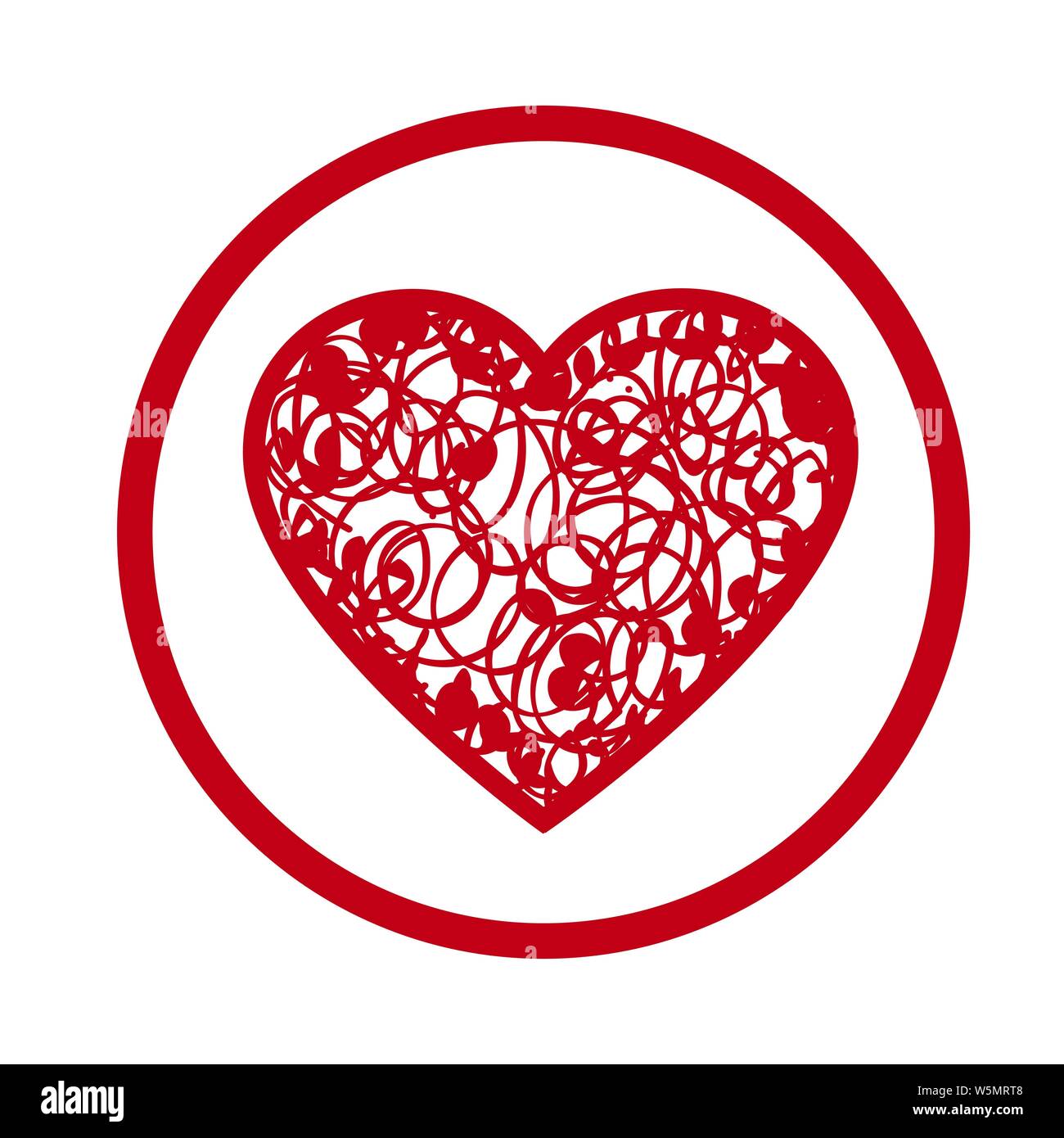heart icon vector illustration Stock Vector Image & Art - Alamy