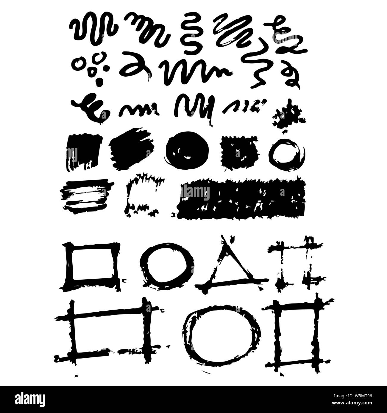 Hand drawn ink sketch line Stock Vector Image & Art - Alamy