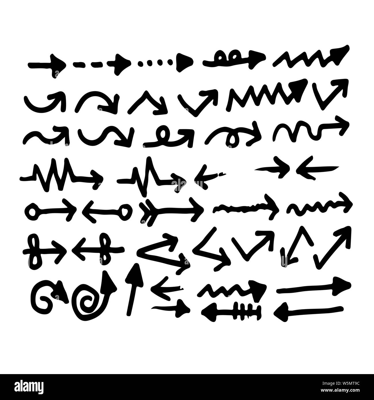 Hand drawn Arrow icon Stock Vector Image & Art - Alamy