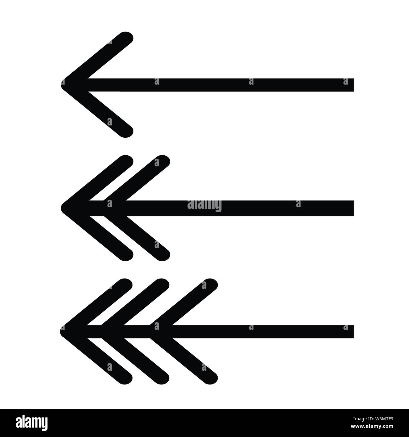 Abstract play button arrow Black and White Stock Photos & Images - Alamy