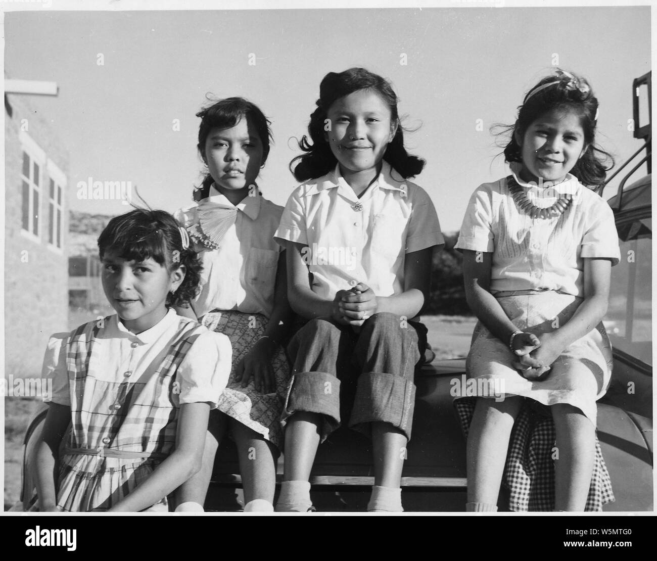[Four young female students] Stock Photo - Alamy