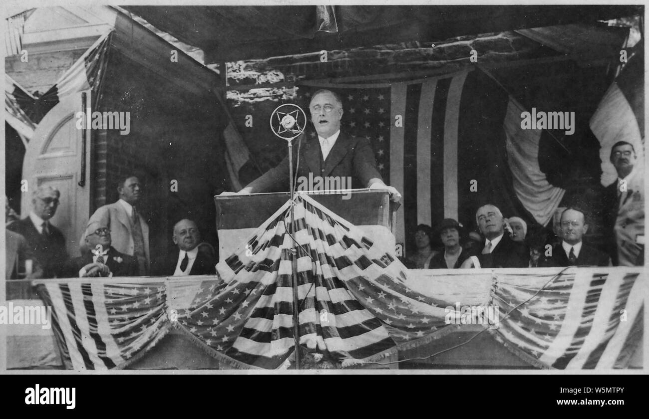Franklin D. Roosevelt Stock Photo - Alamy