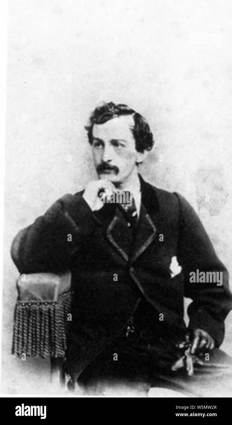 John wilkes booth Black and White Stock Photos & Images - Alamy