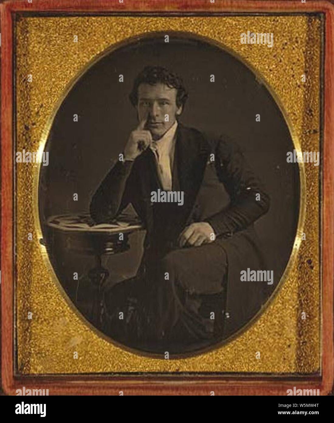 Daguerreotype self portrait by John Jabez Edwin Mayall made in ...