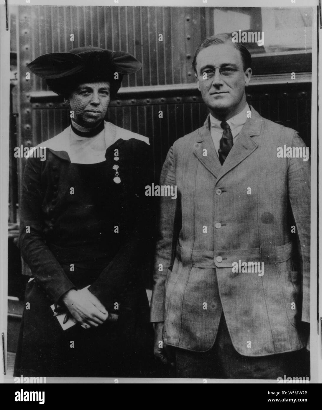 Franklin D. Roosevelt and Eleanor Roosevelt Stock Photo - Alamy