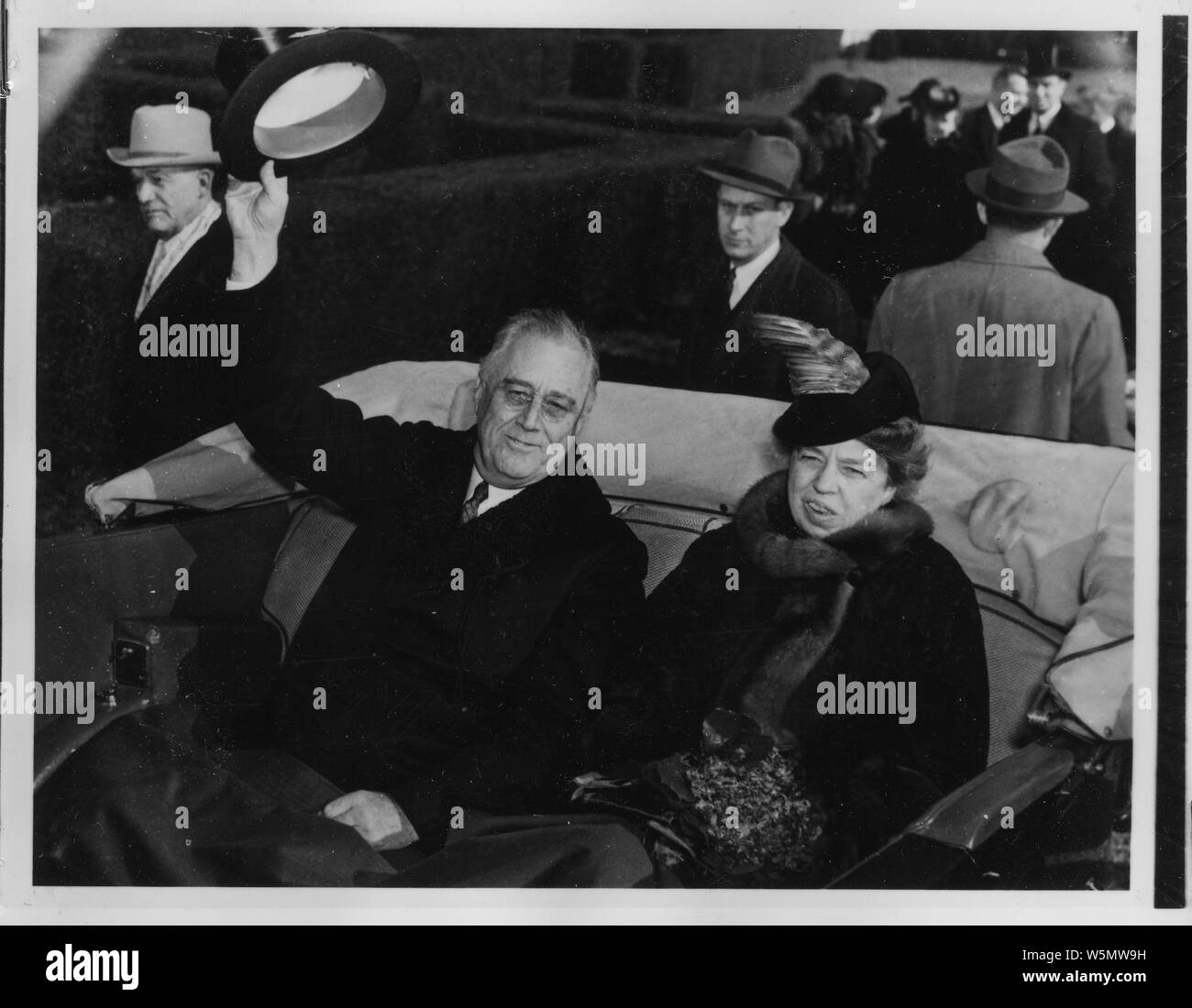 Franklin D. Roosevelt and Eleanor Roosevelt Stock Photo - Alamy