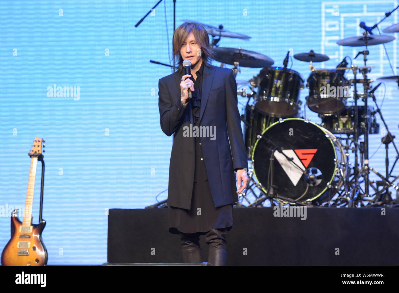 Japanese musician Yune Sugihara, better known by his stage name Sugizo ...