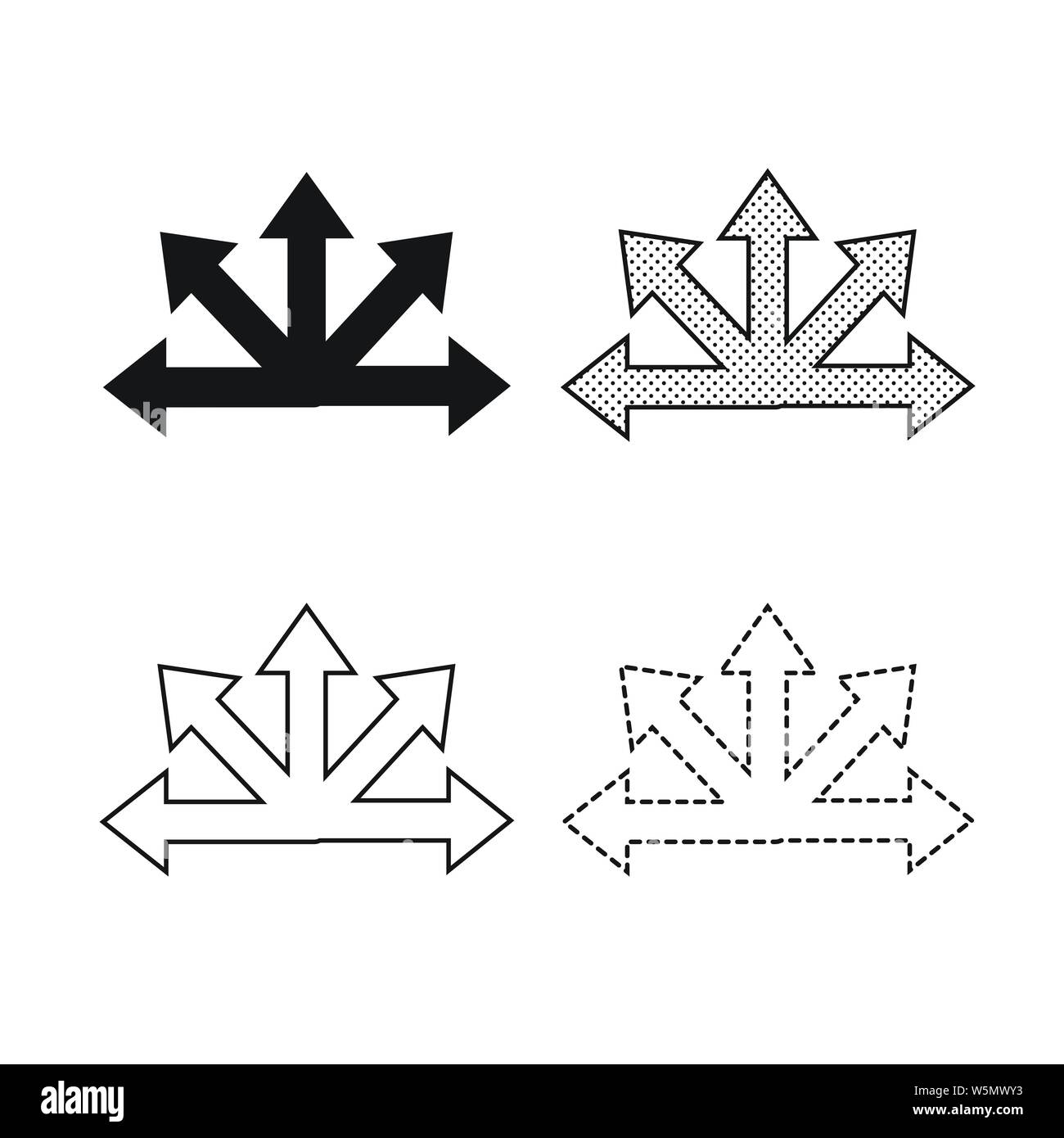 Arrow Icon vector Stock Vector Image & Art - Alamy