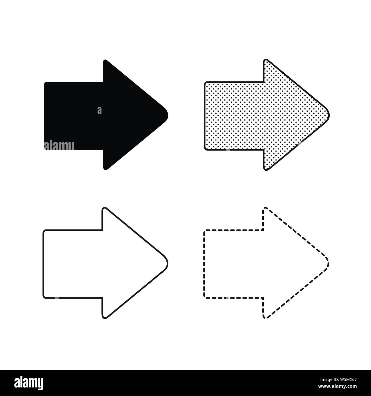 Vector arrow icon illustration Stock Vector Image & Art - Alamy