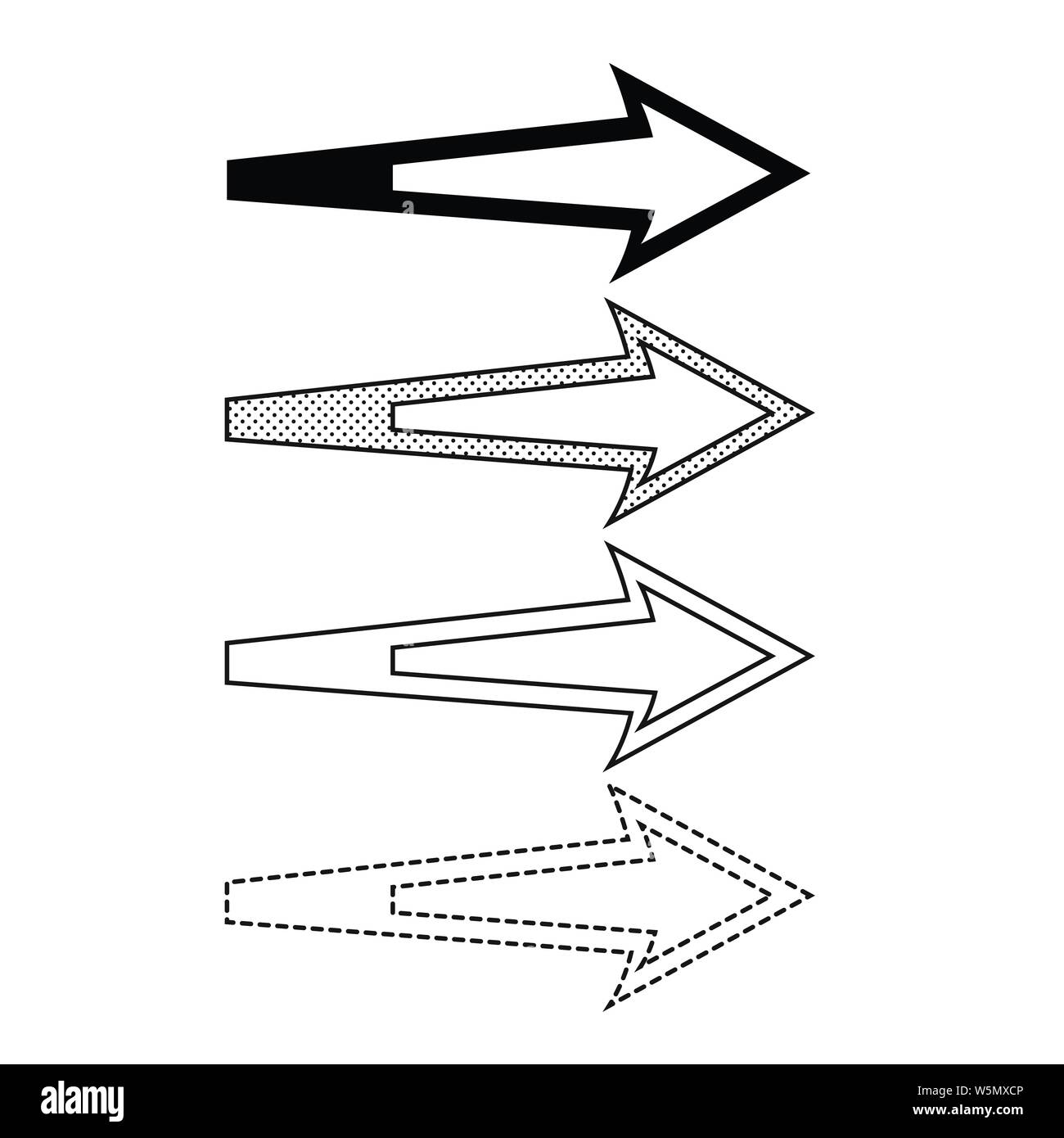 Vector arrow icon illustration Stock Vector Image & Art - Alamy