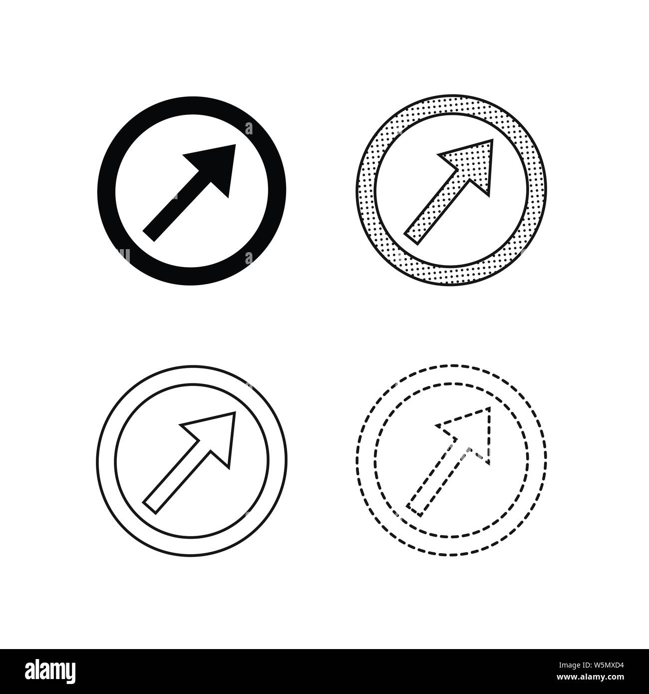 Vector arrow icon illustration Stock Vector Image & Art - Alamy