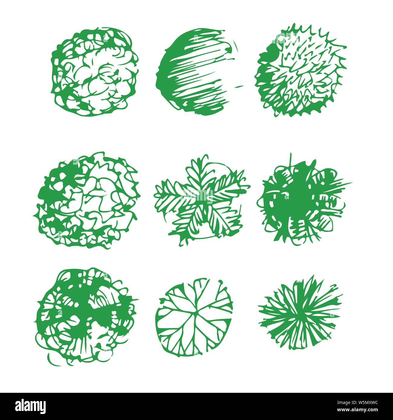 Hand drawn tree icon Stock Vector Image & Art - Alamy