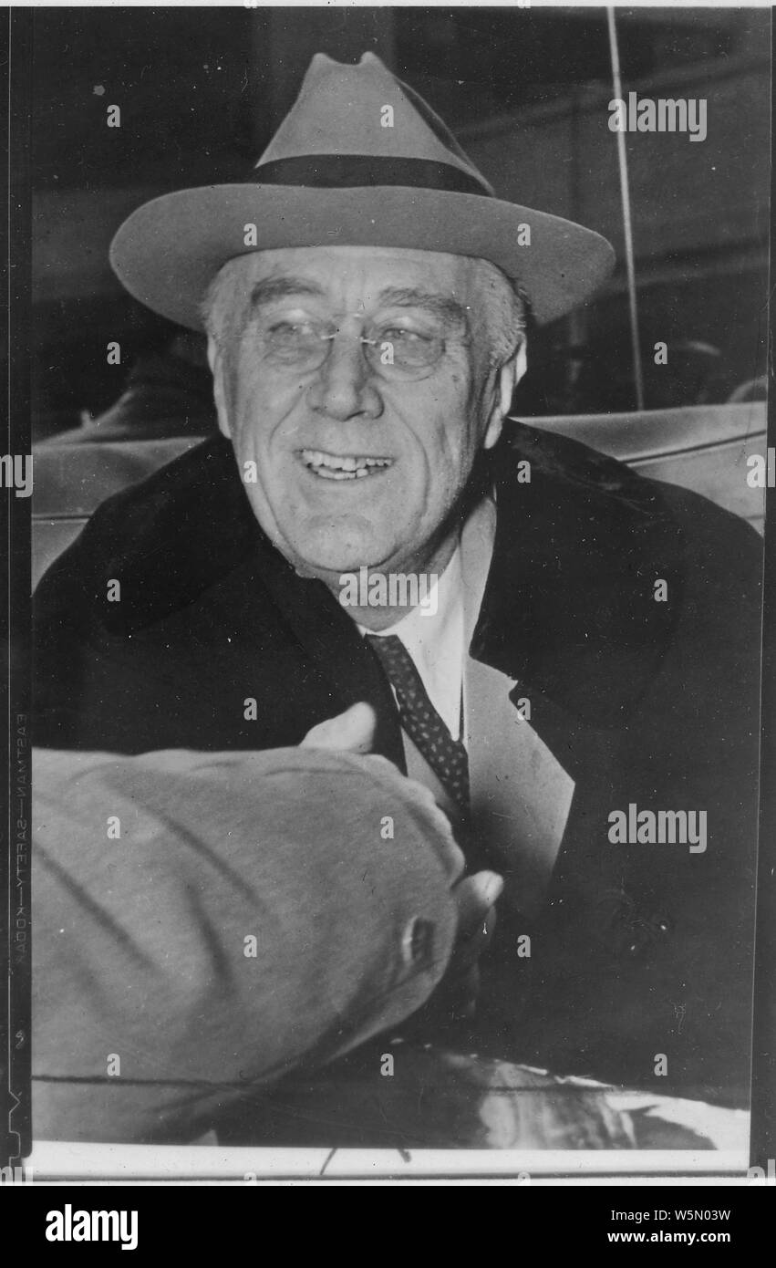 Franklin D. Roosevelt in Philadelphia, Pennsylvania Stock Photo - Alamy