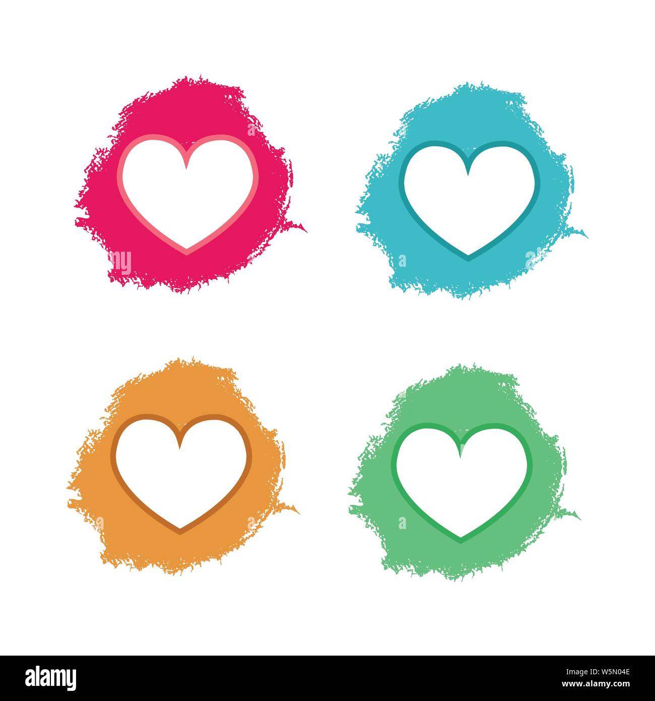Heart vector icon Stock Vector Image & Art - Alamy
