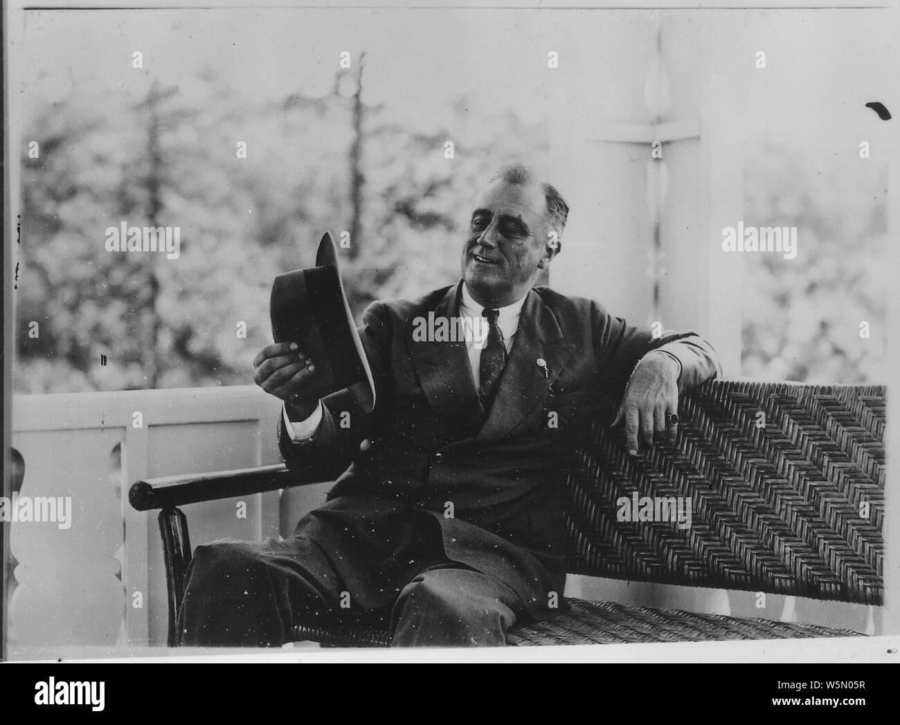 Franklin D. Roosevelt in Warm Springs, Georgia Stock Photo - Alamy