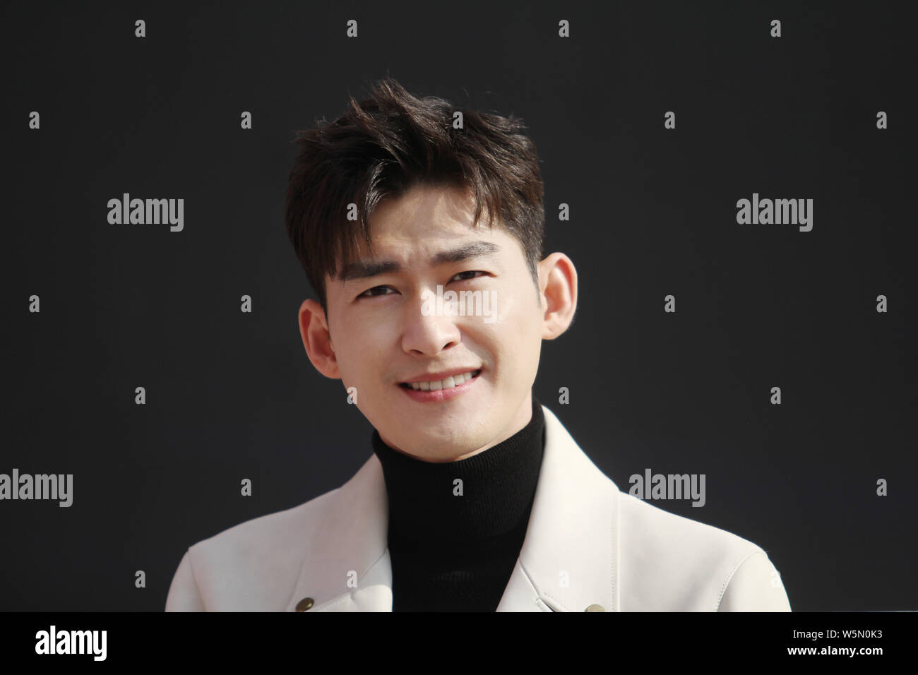 --FILE--Chinese actor Zhang Han attends a commercial event in Wuhan ...